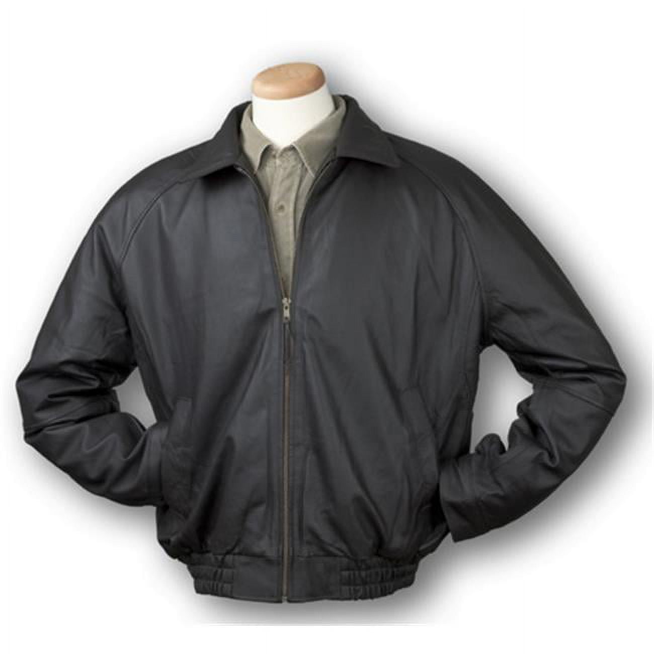 Burk'S Bay Napa Classic Leather Jacket - Brown - 4XLarge - Walmart.com