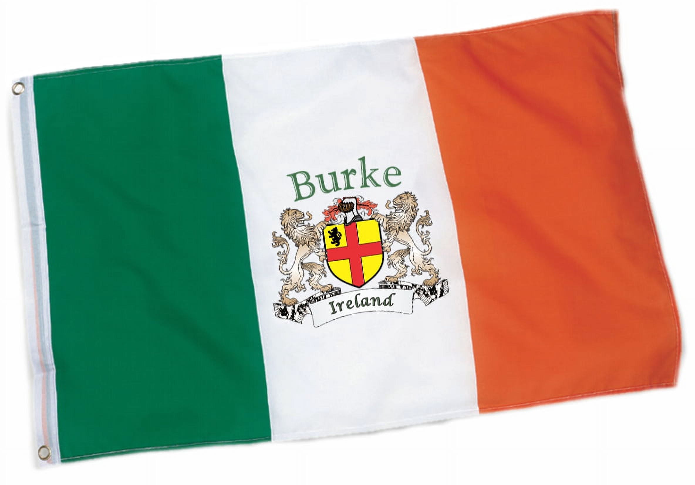 Burke Irish Coat of Arms Heavy Duty Outdoor Ireland Flag - 2'x3 ...