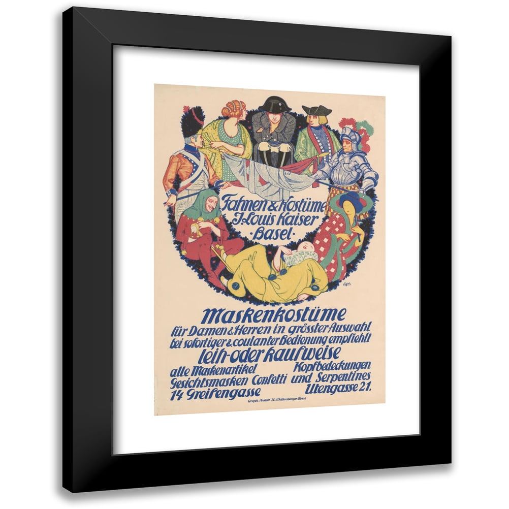 Burkhard Mangold 17x24 Black Modern Framed Museum Art Print Titled ...
