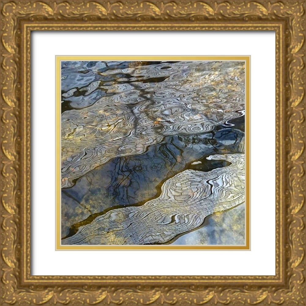 Burkhart, Monika 15x15 Gold Ornate Wood Framed with Double Matting ...
