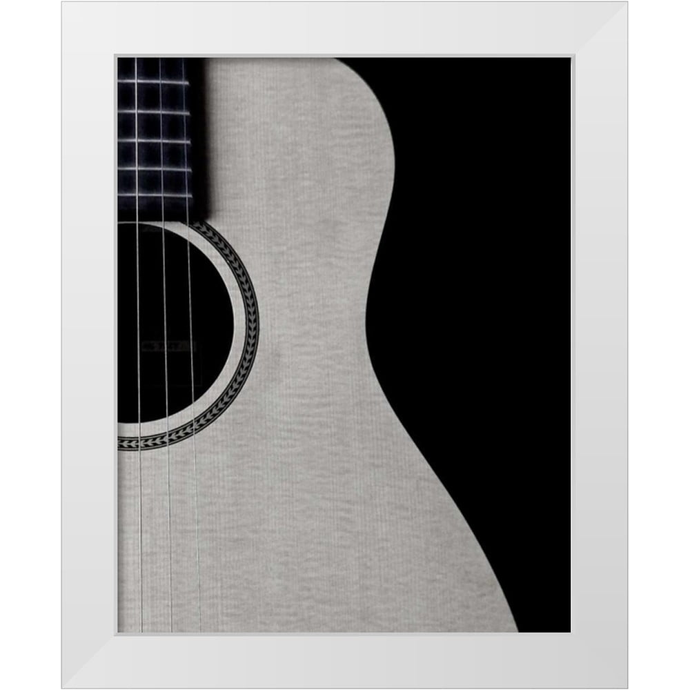 Burkhart, Monika 15x18 White Modern Wood Framed Museum Art Print Titled - Guitar Curves ...