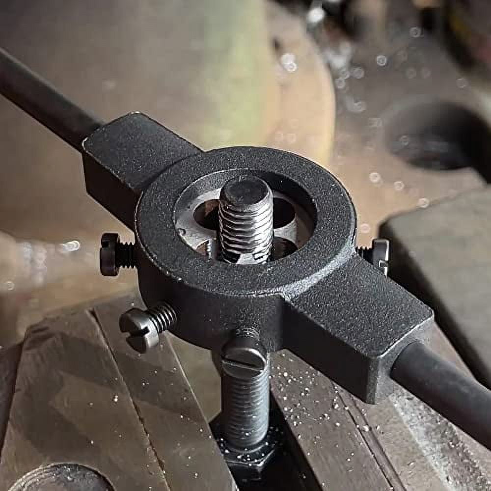 Burkit 1-1/8"-28 UN Round Threading Die, 1-1/8 x 28 UN Machine Thread ...