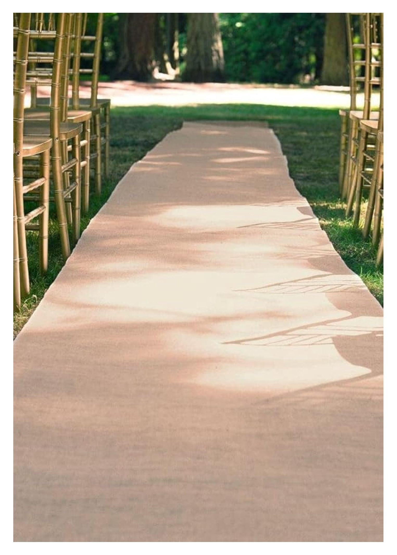 Burlap Aisle Runner, 30-Inch x 100-Feet, Natural - Walmart.com