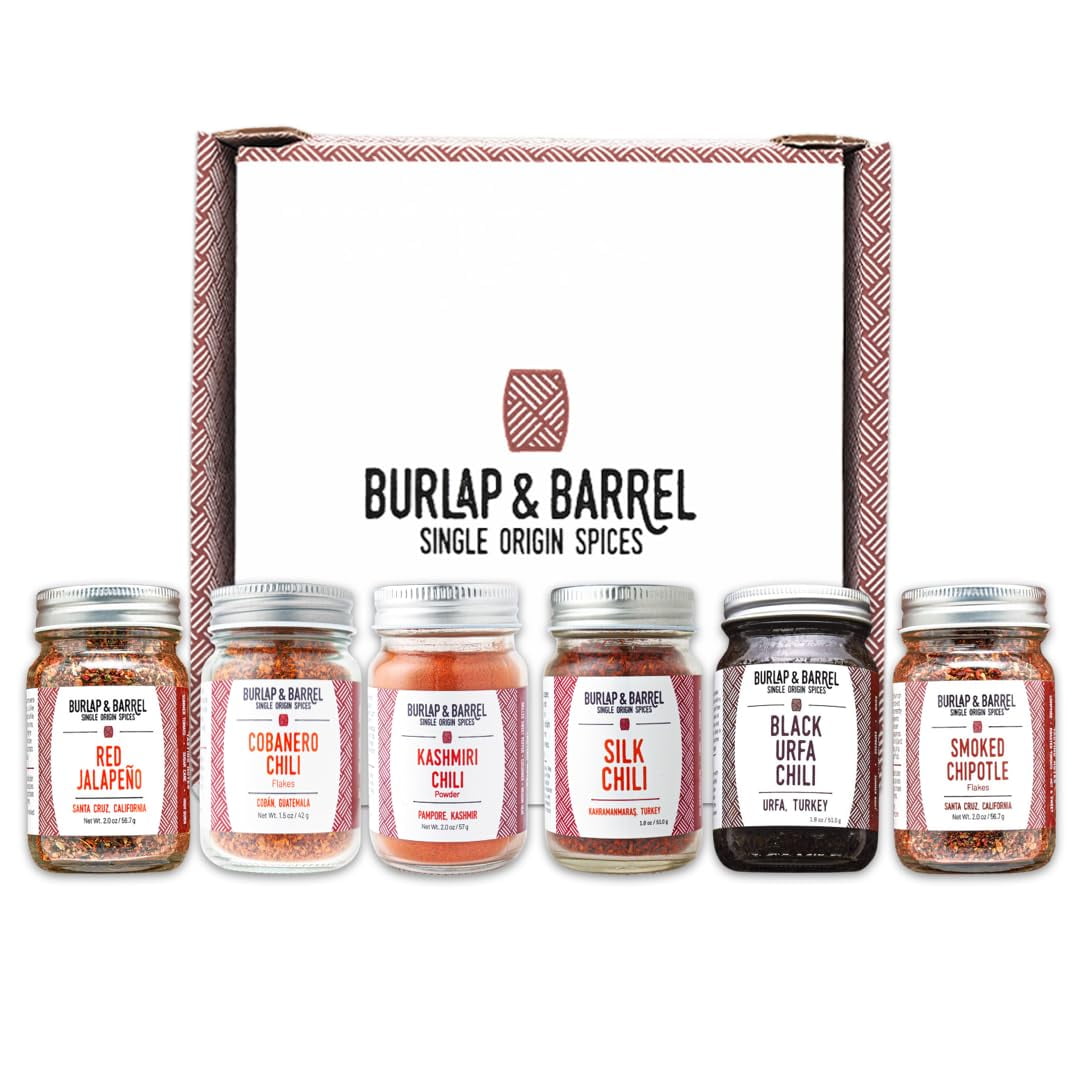 Burlap & Barrel Chili BDF32 6-Pack Gift Set- As Seen on Shark Tank! 6 of Our Favorite Chilis ...