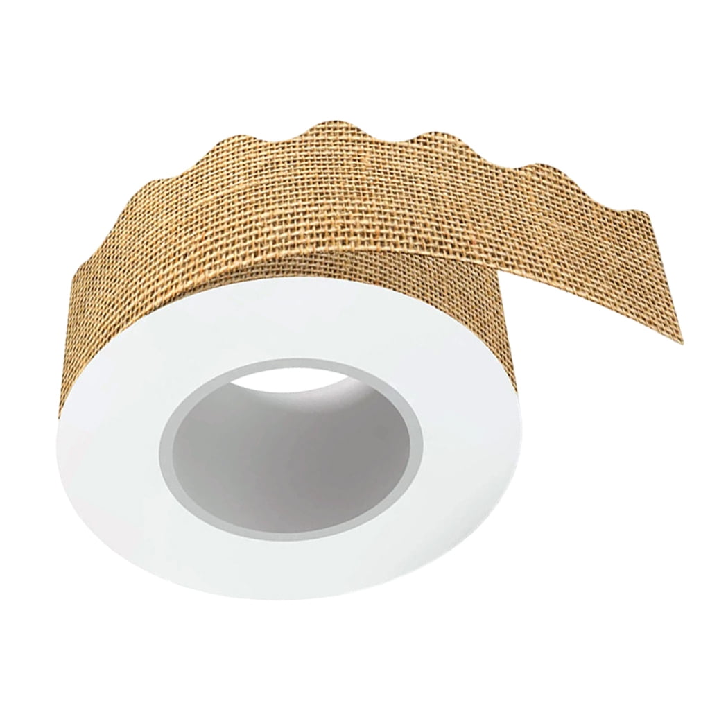 Burlap Bulletin Border Trim Scalloped Bulletin Board Borders Back-to ...