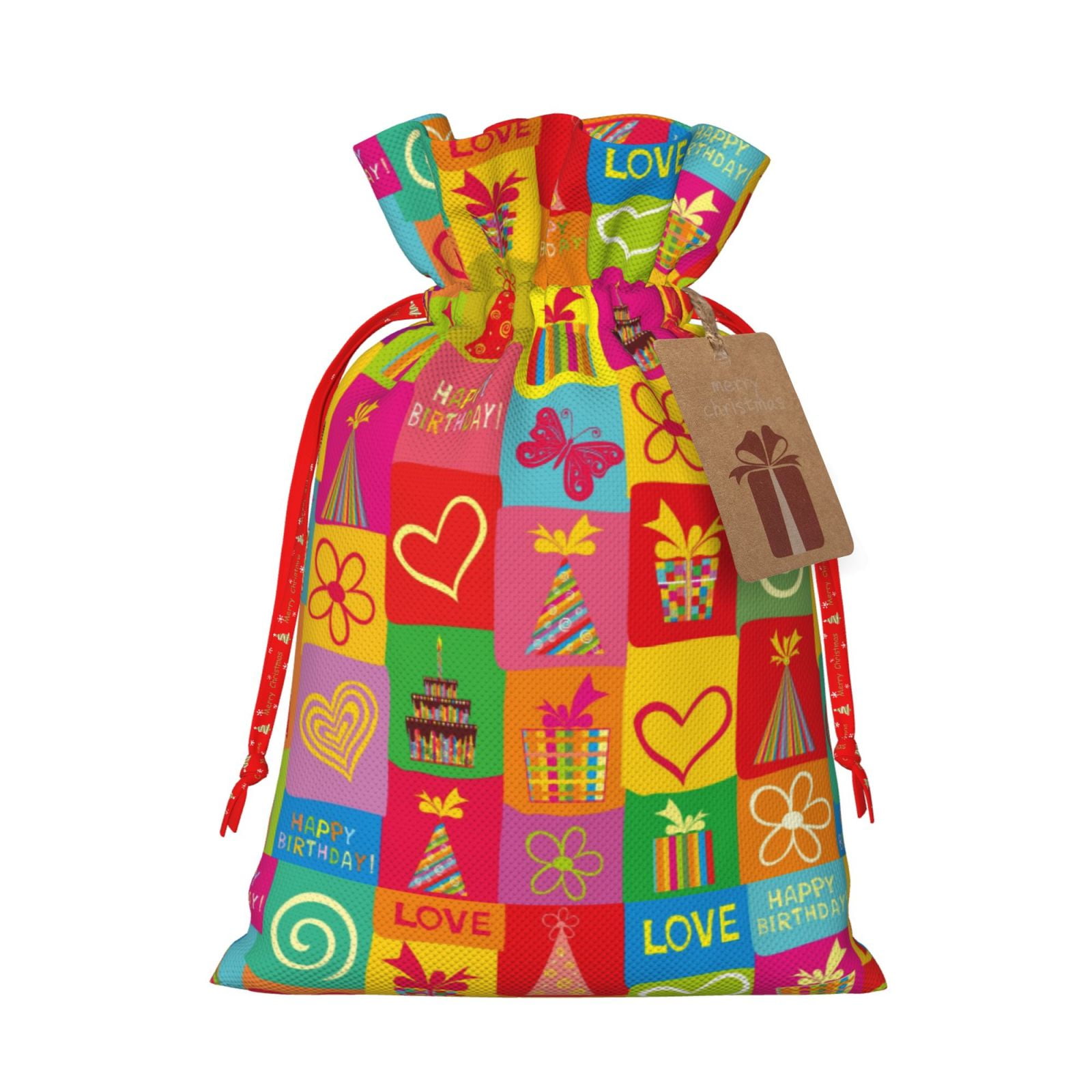 Burlap Bunched Gift Bag, Light And Simple For Everyday Small Items ...