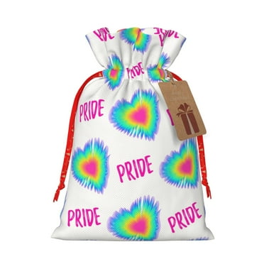 STONCEL 24Pcs Small Gift Bags with Bow Ribbon, Pink Thank You Mini ...