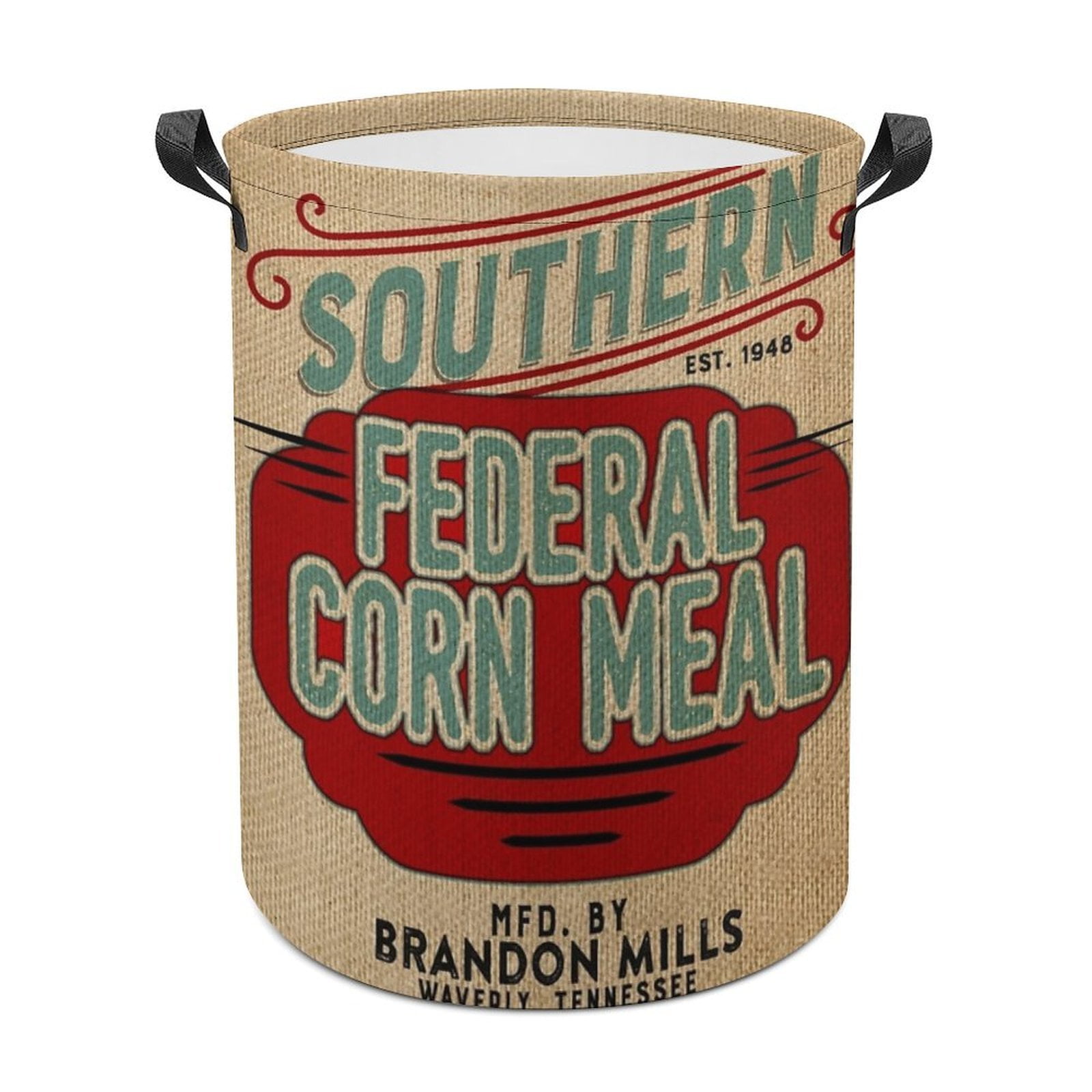 Burlap Grain Sack Feed Sack Vintage Style Graphics Large Dirty Clothes ...
