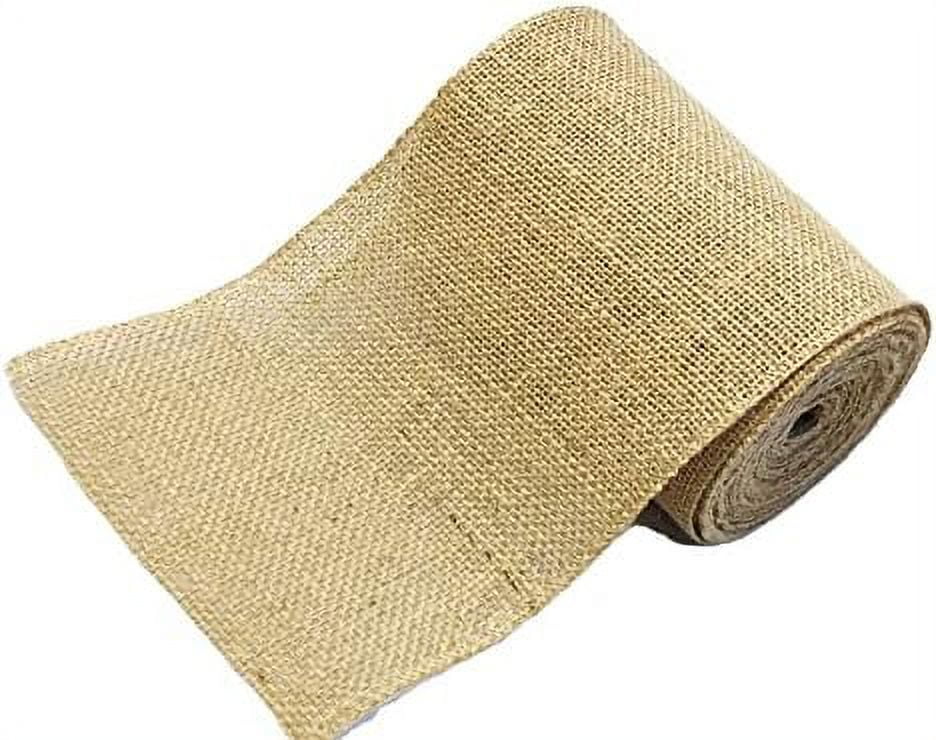 Burlap Jute Ribbon 5 Inch X 30 Feet Tight Weave And Finish Edges | Jute ...