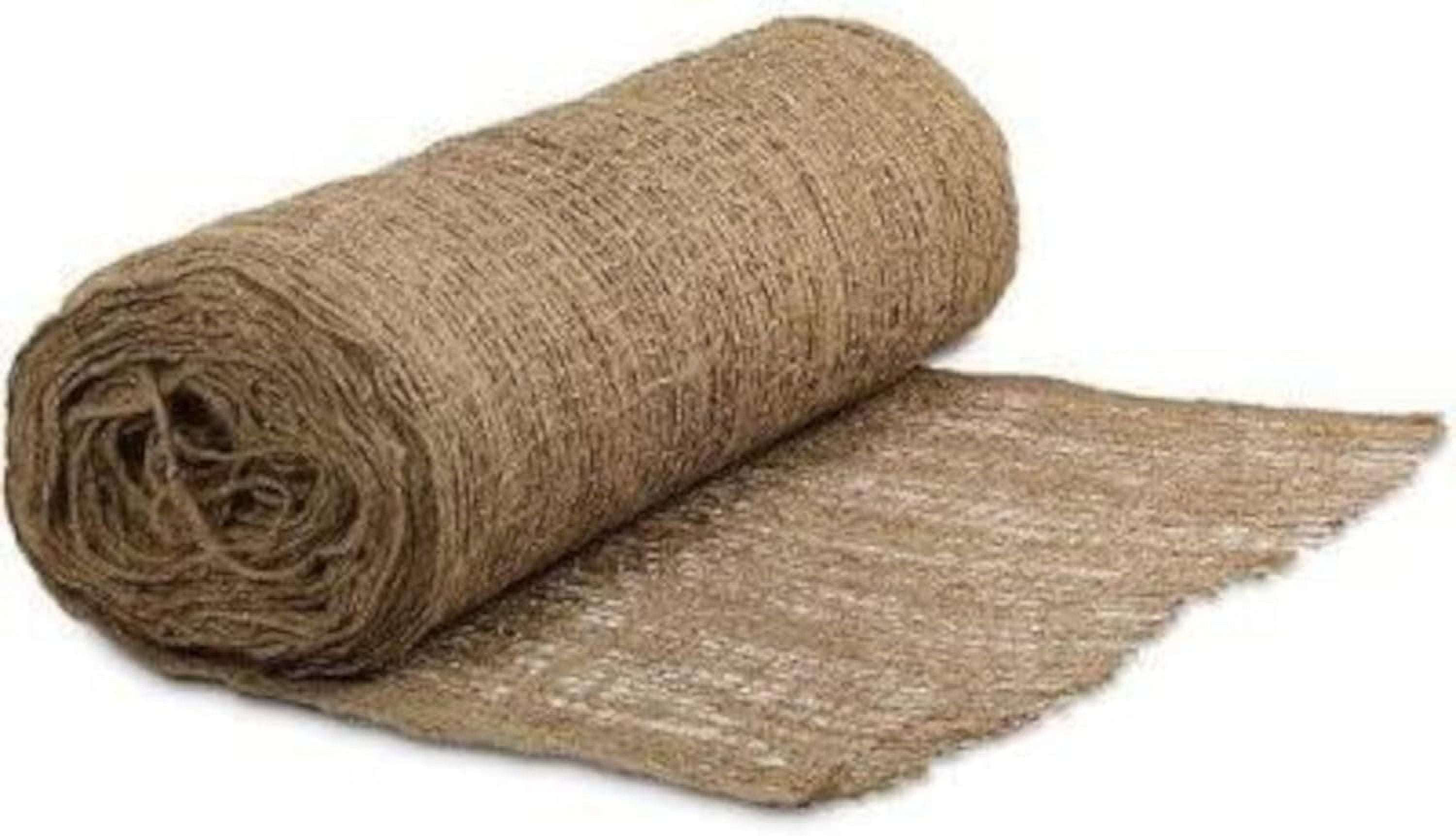 Burlap Natural Jute Netting – 48" Wide Biodegradable Mesh Fabric for ...