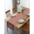 Burlap Table Runner 120 Inches Long, God Bless America Words Non-Slip ...