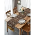 Burlap Table Runner 120 Inches Long, Hello Summer Sunflower Non-Slip ...