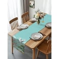 Burlap Table Runner 120 Inches Long, Japanese Cherry Blossoms Cranes ...