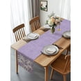 Burlap Table Runner 120 Inches Long, Summer Palm Tree Silhouettes Non ...