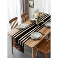 Burlap Table Runner 120 Inches Long, Sunflower American Flag Non-Slip ...