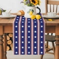Burlap Table Runner 36 Inches Long, American Independence Day Non-Slip ...