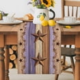 Burlap Table Runner 36 Inches Long, Farmhouse Retro American Star Non ...