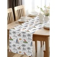 Burlap Table Runner 48 Inches Long, Summer Coconut Tree Sailboat Non ...