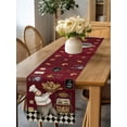 Burlap Table Runner 60 Inches Long, Baking Chef Kitchen Art Non-Slip ...