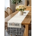 Burlap Table Runner 60 Inches Long, Retro Wrhite Wood Grain Seamless ...