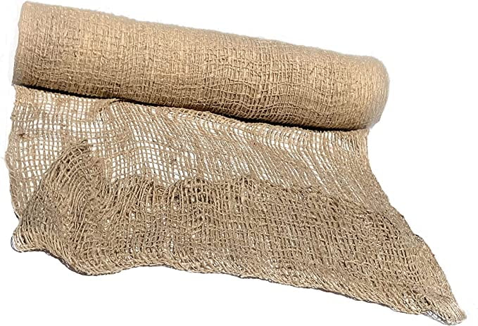 Free Shipping! Burlap Weed Barrier Fabric Netting Slope 100 % Jute Soil ...