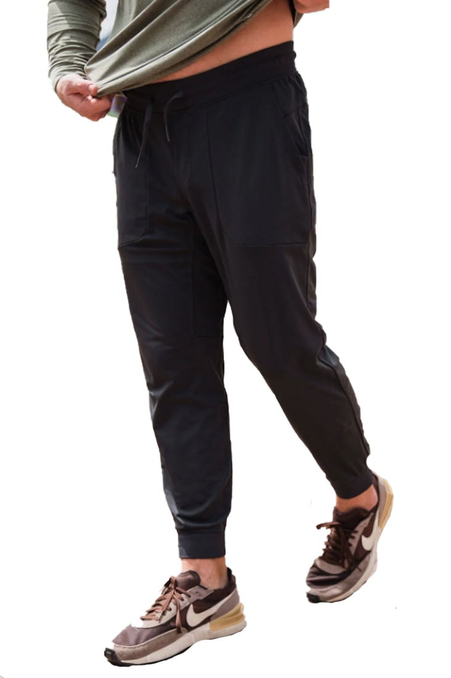 Burlebo Men's Performance Joggers (Metal Grey, Medium) - Walmart.com