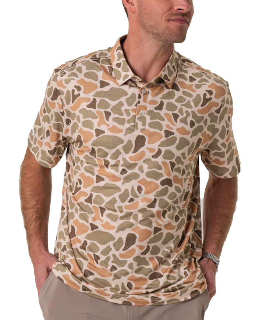 Burlebo Men's Performance Short Sleeve Polo Golf Shirt. - Walmart ...