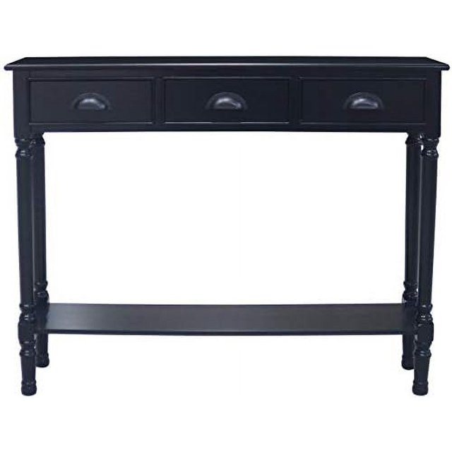 Burlington Console Table with 3 Drawers 32-inch Tall 39 1/2-inch Wide 9 ...
