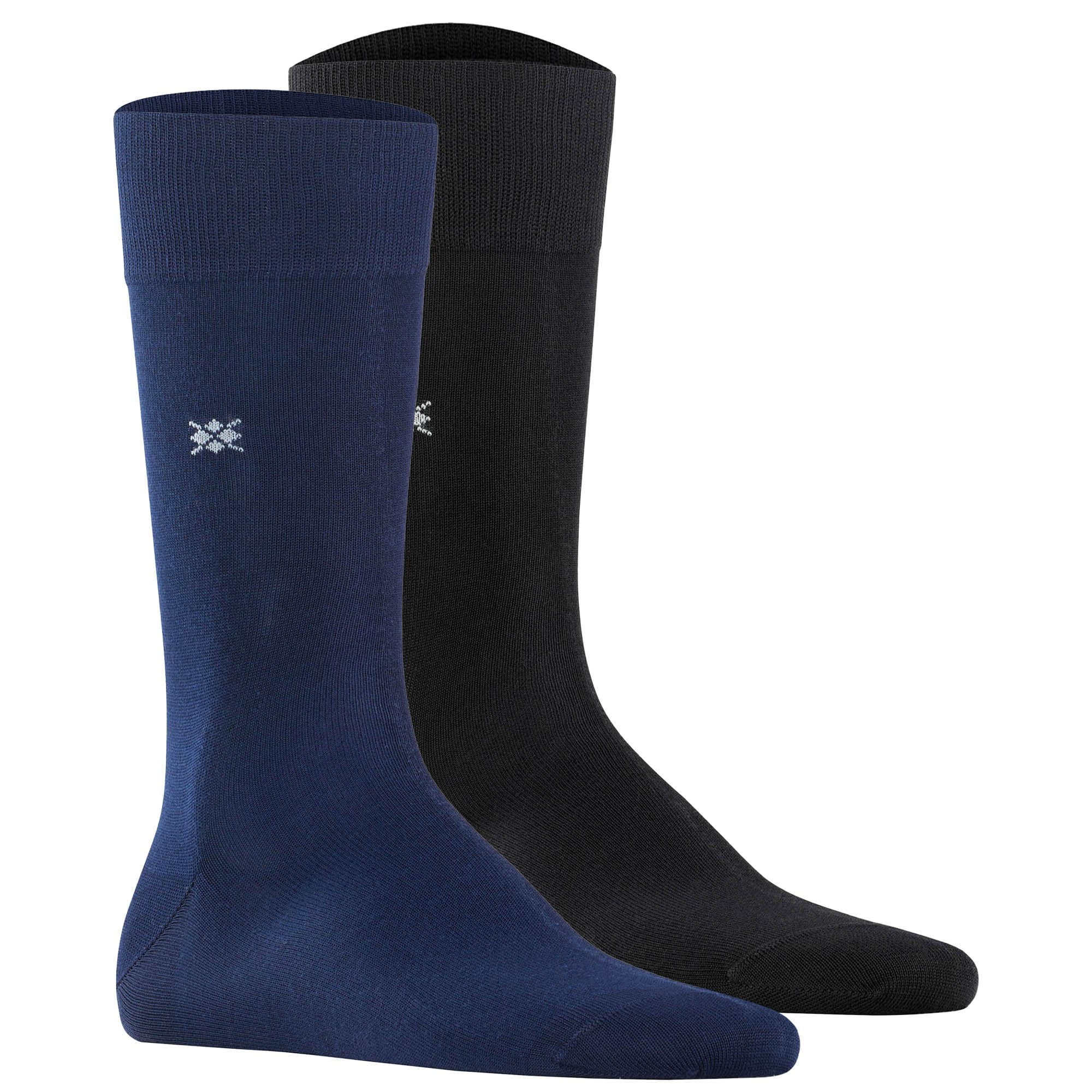 Burlington Men's Socks 2-Pack - Dublin, Short Sock, Logo, One Size ...