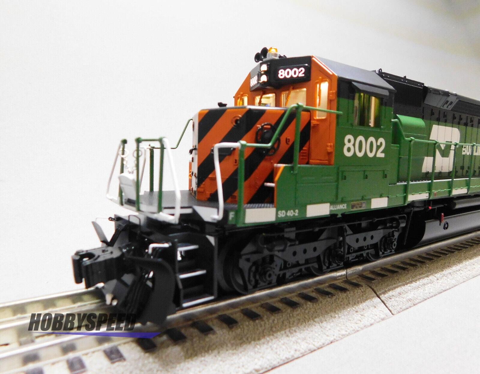 Burlington Northern Legacy SD40-2 Diesel Locomotive Engine #8002 O Gauge - Walmart.com