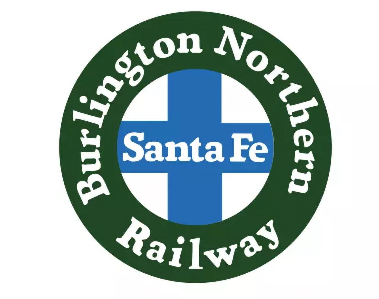 Burlington Northern Railway Santa Fe Sticker Phone Decal Water Bottle ...