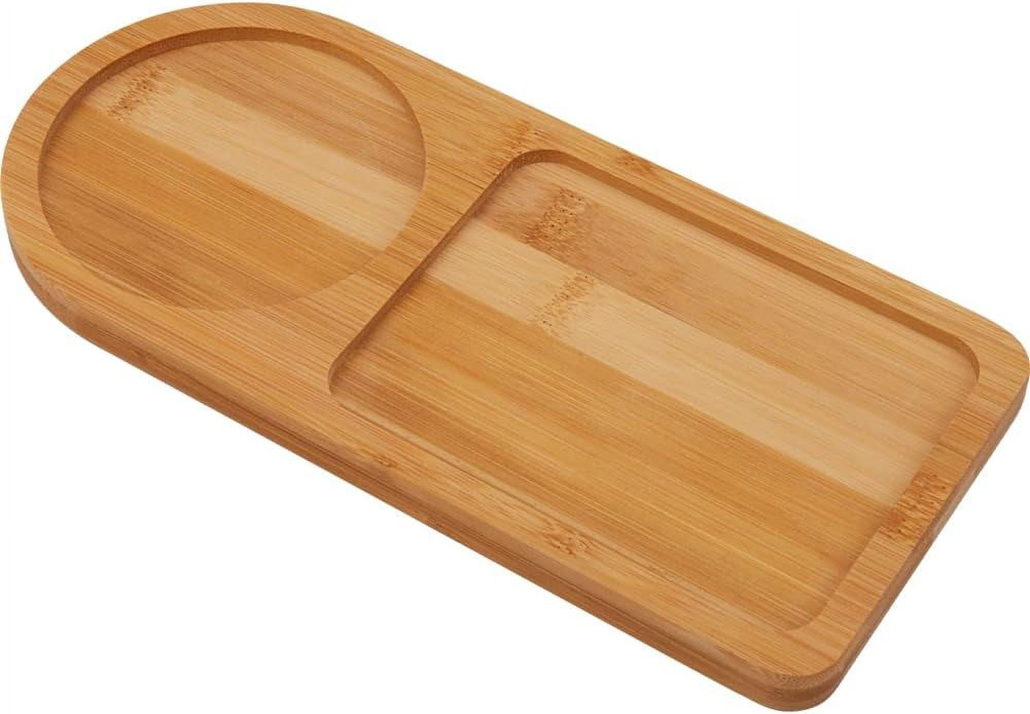 BurlyWood Arch Wood Tea Serving Tray Wooden Salt and Pepper Mill Tray ...