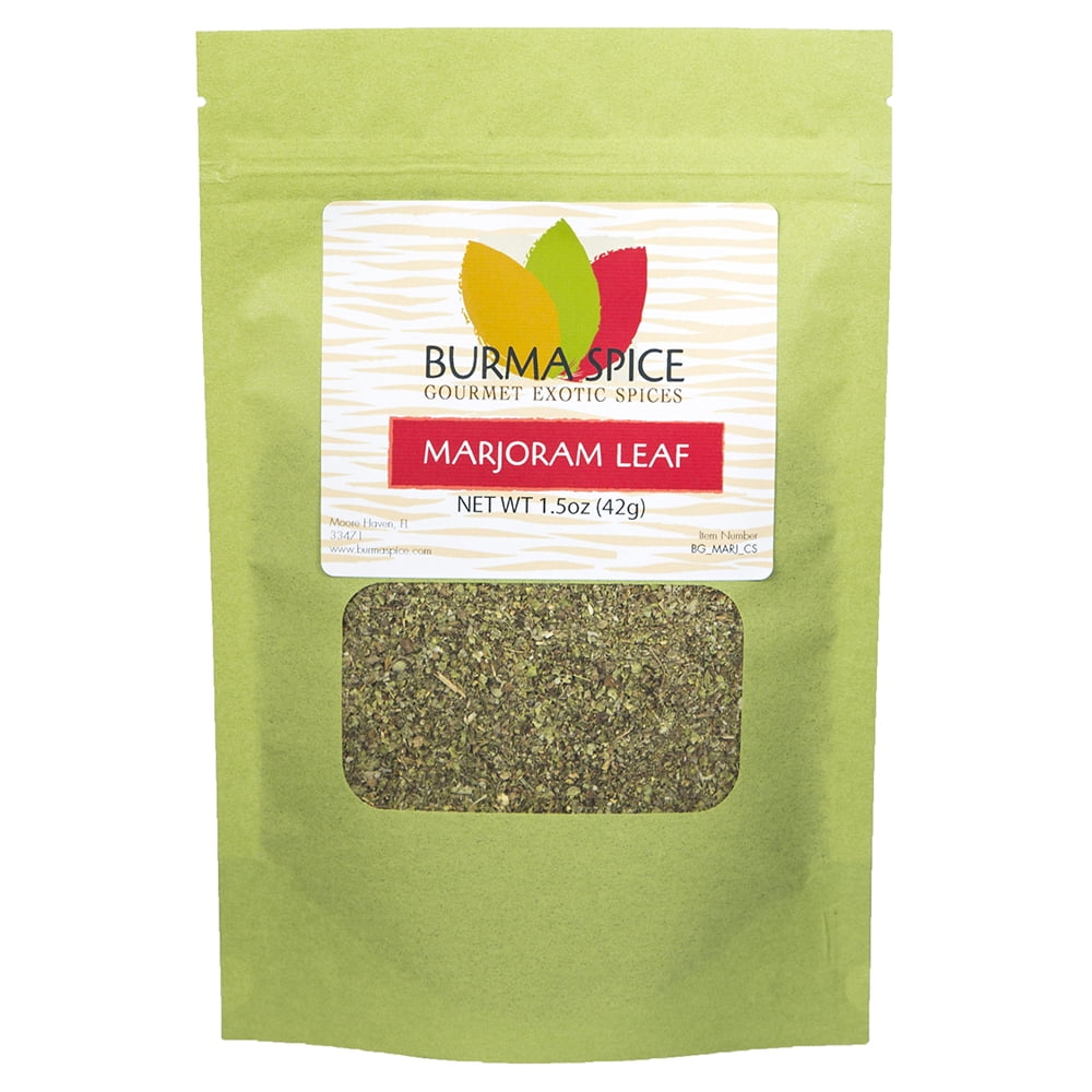 Burma Spice Marjoram Leaves| Dried Mediterranean Herb| Cut and Sifted 1 ...