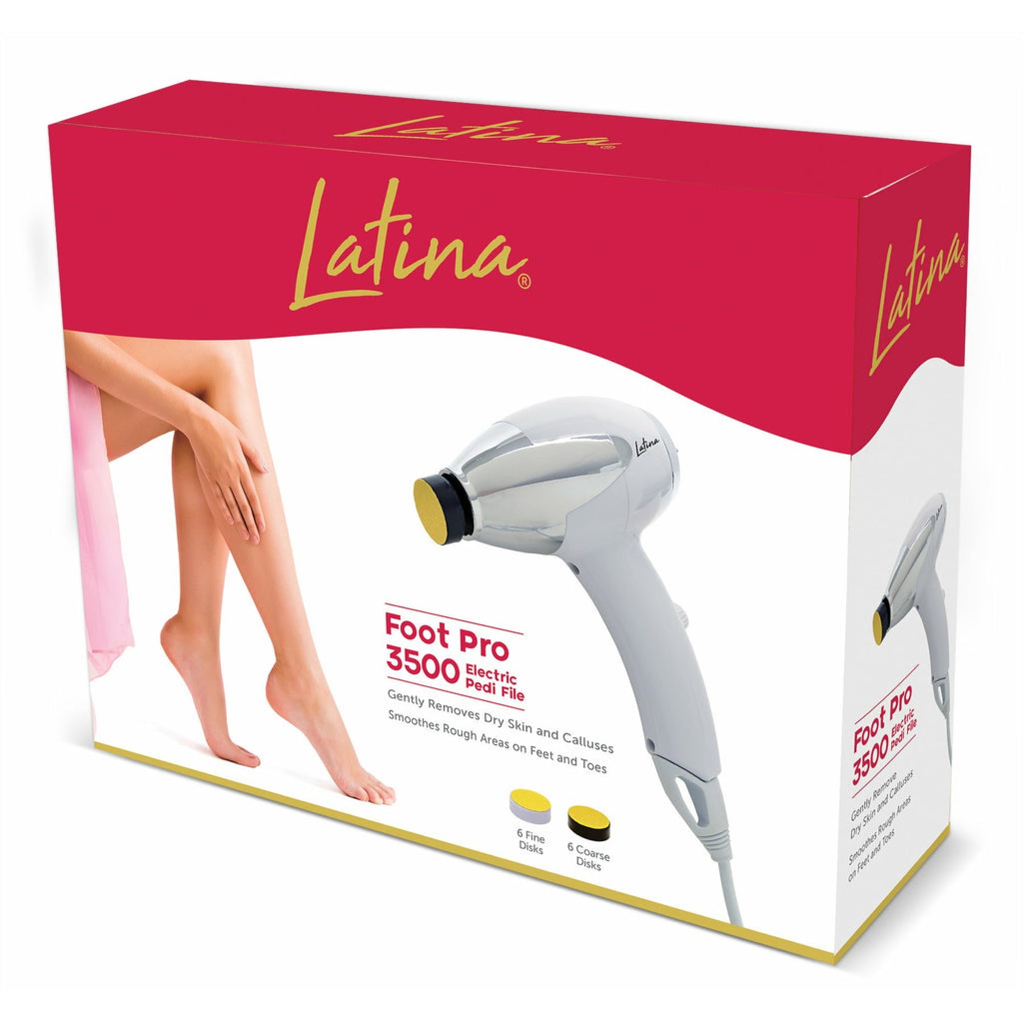 Burmax Latina - Foot Pro 3500 Electric Pedi File - Lat 181 - Walmart.com