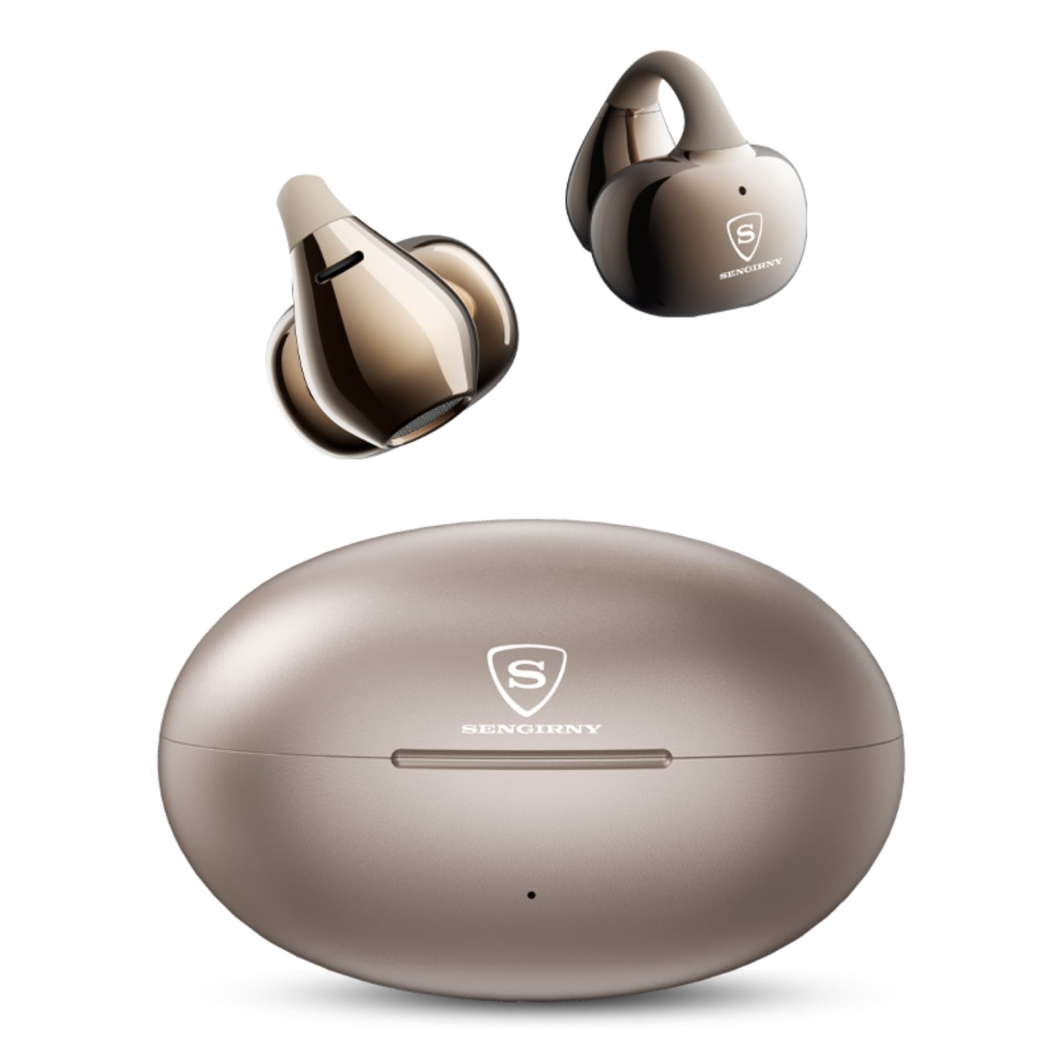 Burmester Open Ear Clip Bluetooth Headphones, Air Conduction Wireless ...