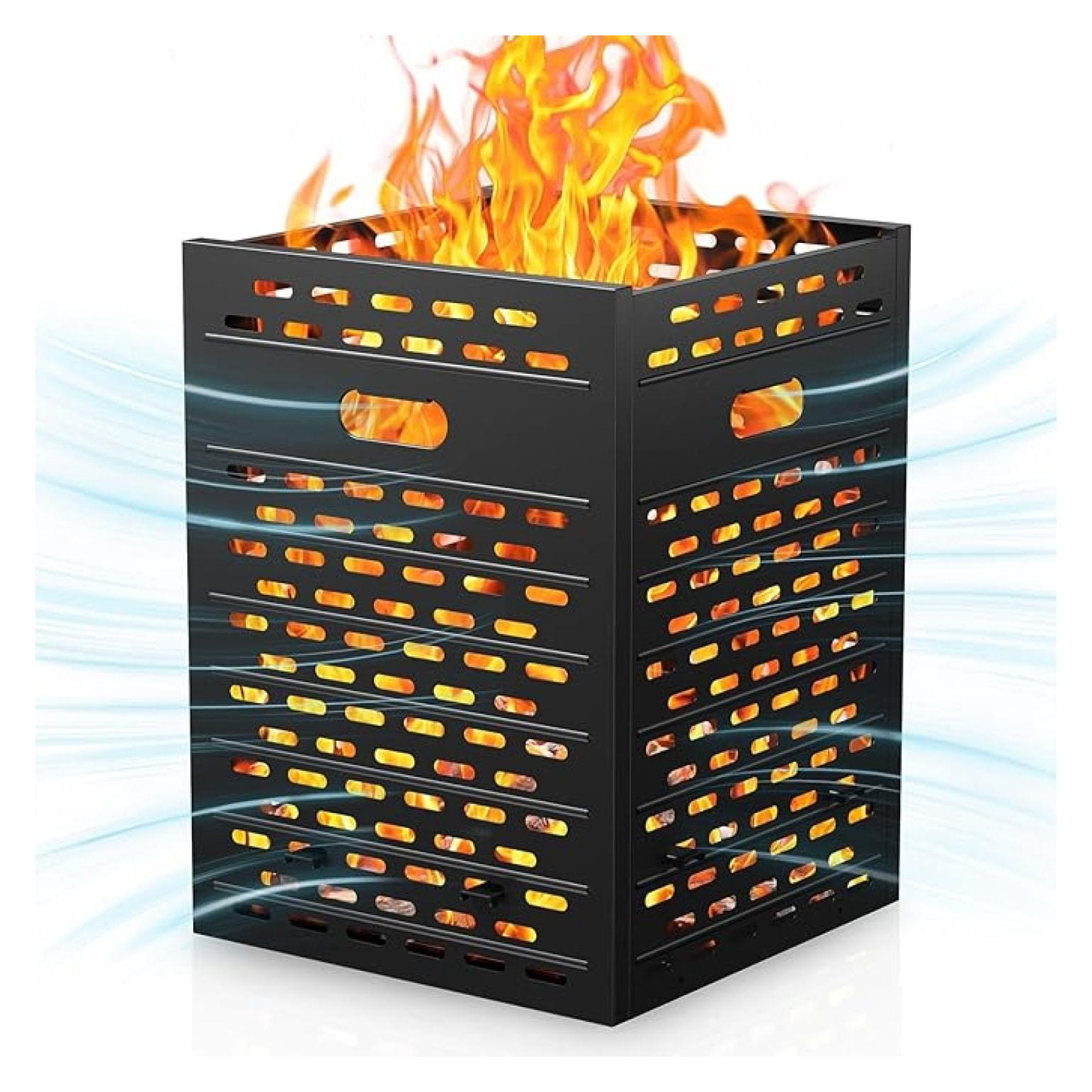 Burn 30 Inch 63 Gallon Ultra Thick Burn Drum for Yard Waste Incinerator ...