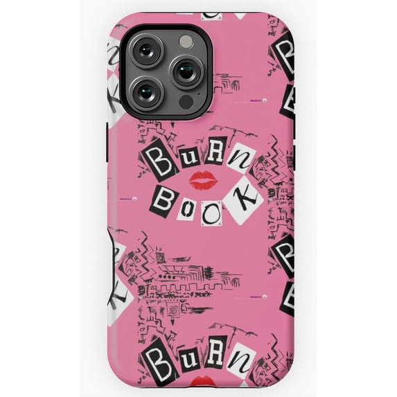 Burn Book Mean Girls Movie Pink Y2K Retro 2000s Quote X1782 Phone Case ...
