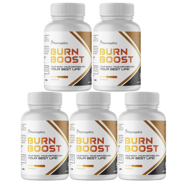 Burn Boost Extra Strength - 5 Bottles 300 Capsules - Walmart.com