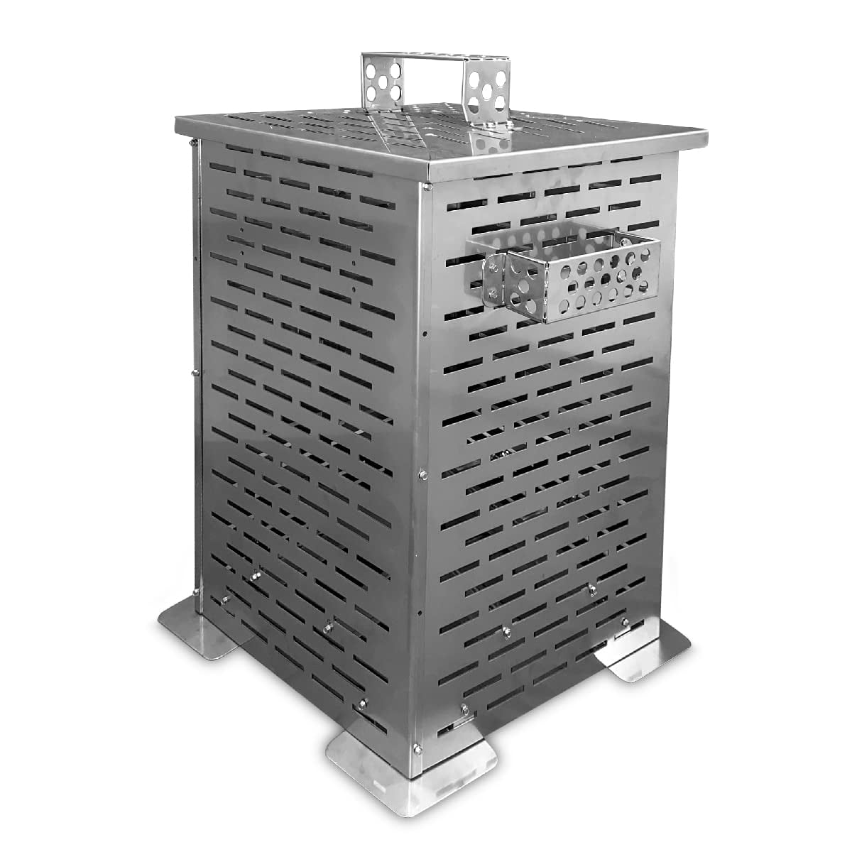Burn Box, 23 Inch 20 Gallon Heavy Gauge Stainless Steel Burn Barrel ...