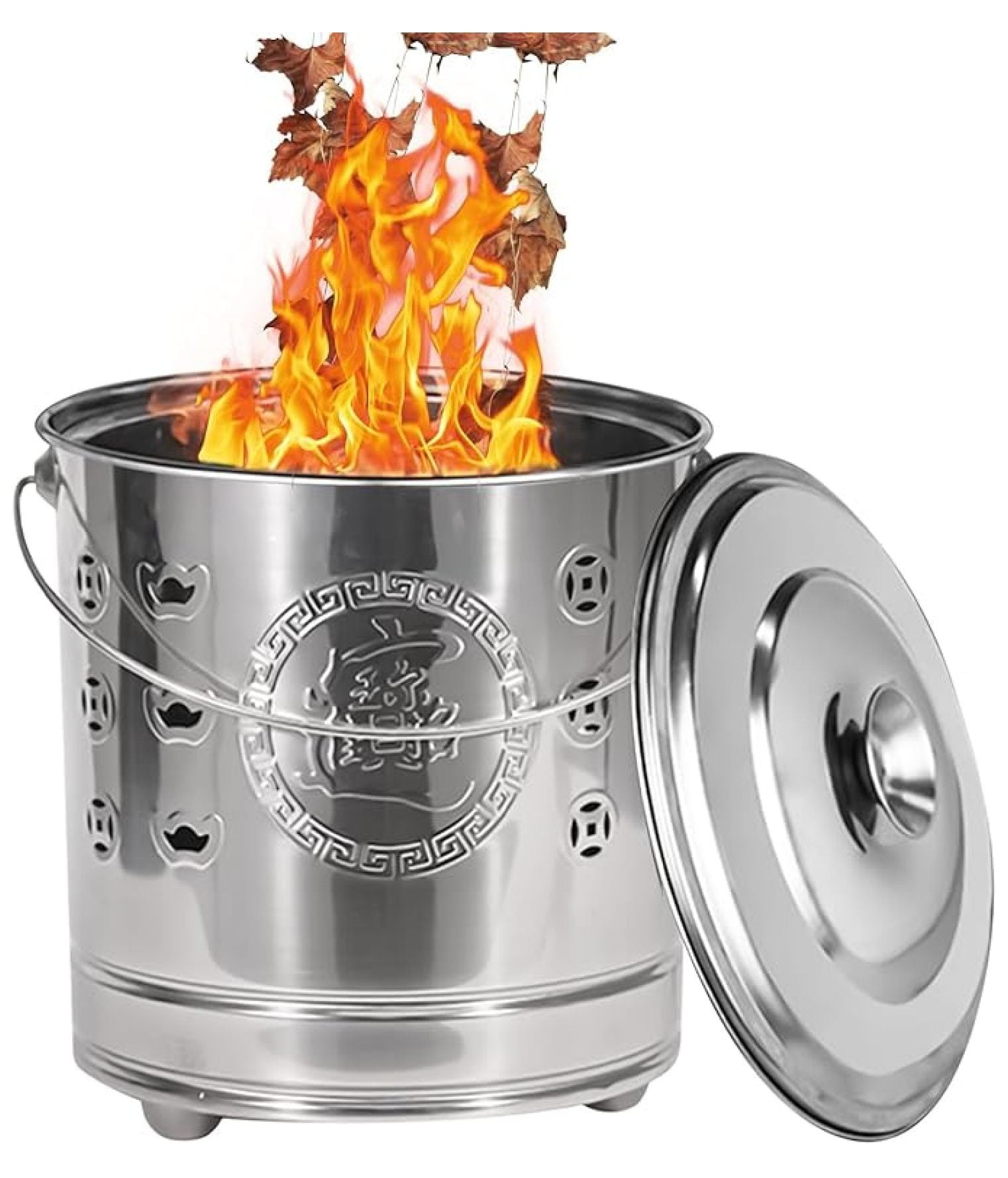 Burn Can For Paper | Burn For Outside | Portable Fire With Stainless ...
