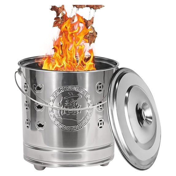 Burn Can For Paper | Burn For Outside | Portable Fire With Stainless ...
