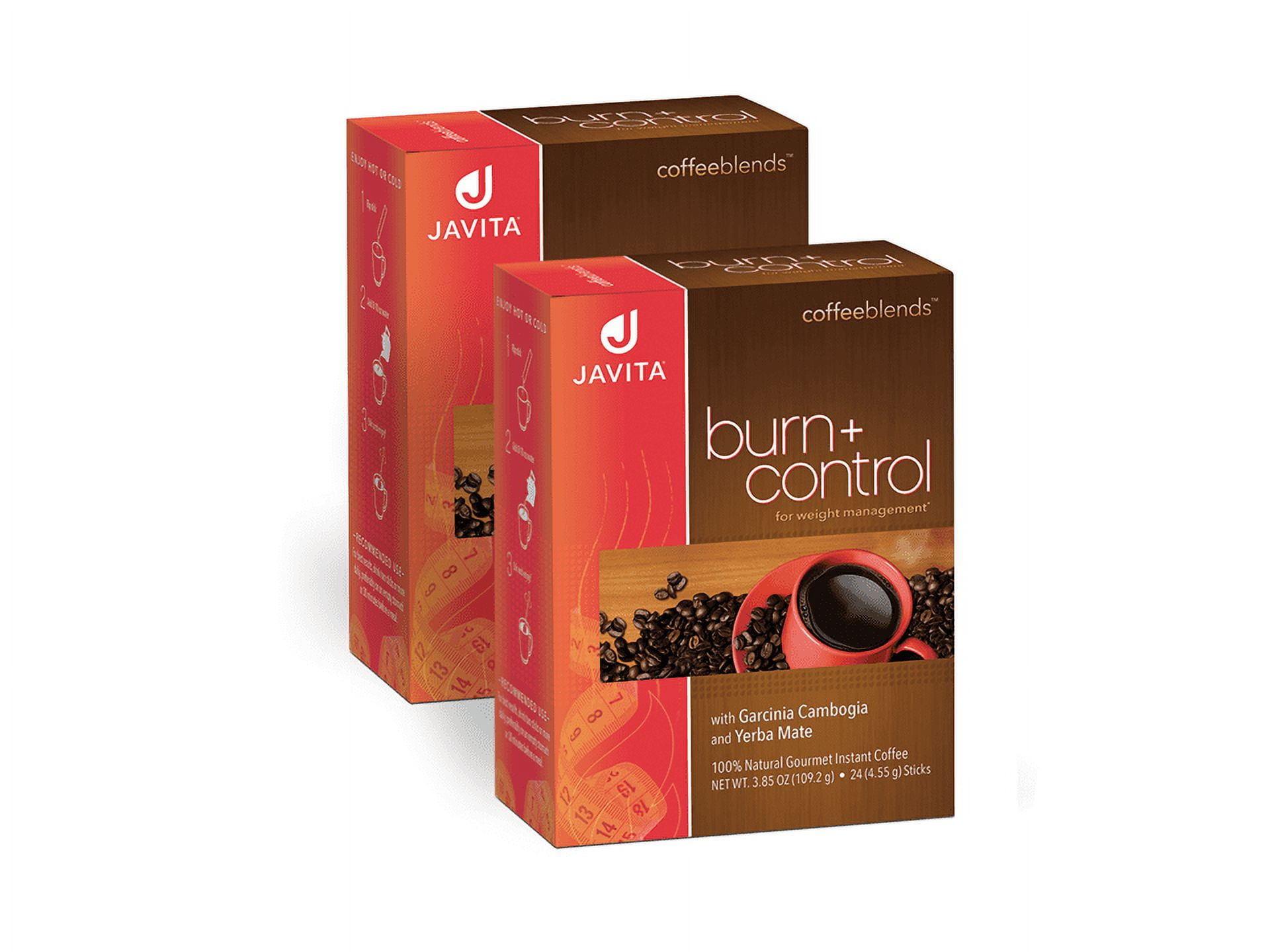 Javita Burn + Control Slim Smooth Coffee (2 boxes), Premium South ...