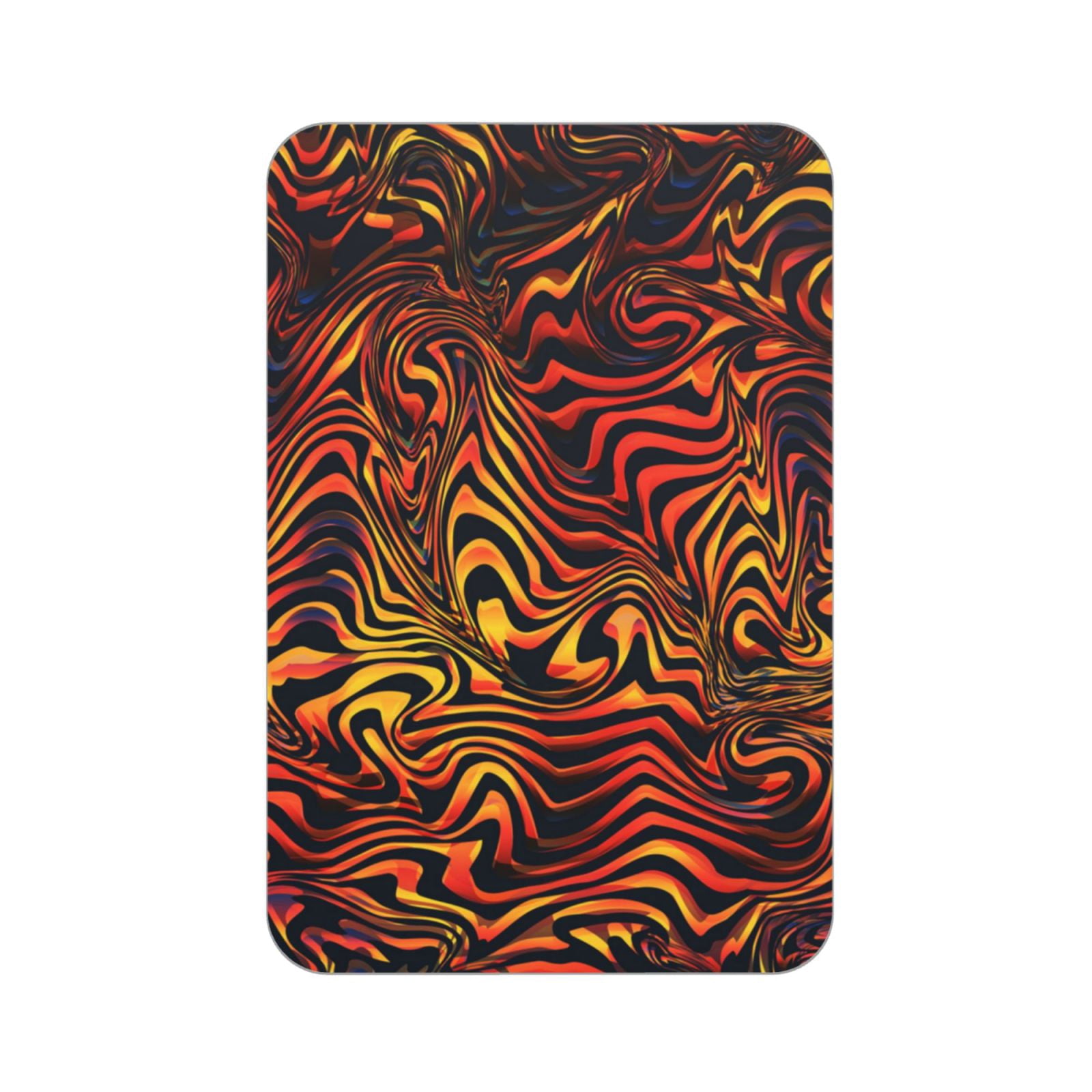 Burn Curved Line Fire Acrylic Fridge Magnets Decorative Refrigerator ...