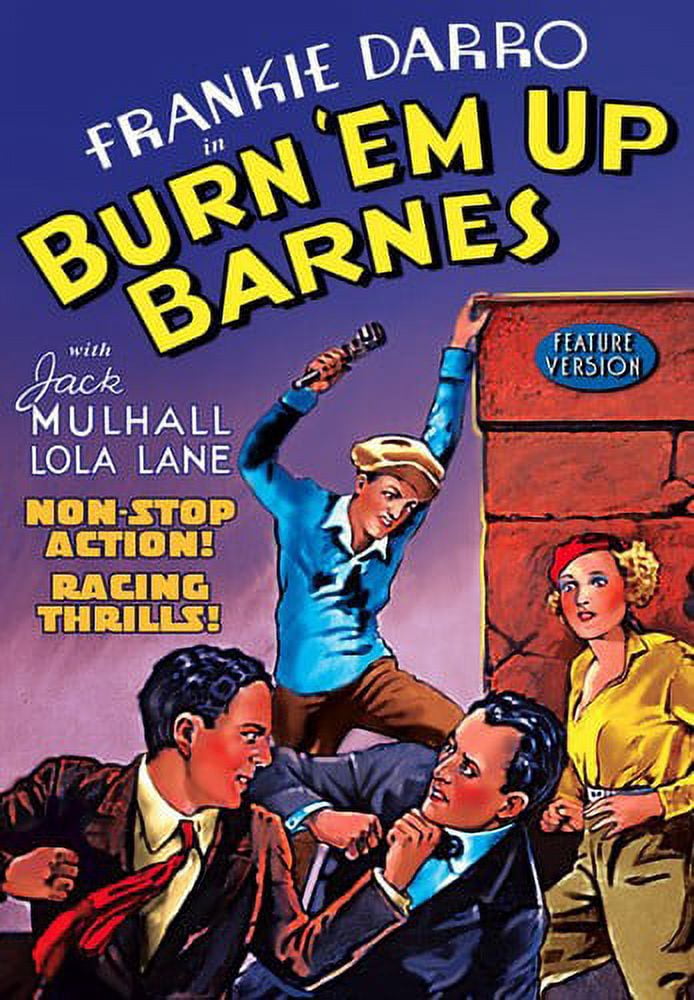 Burn ’Em Up Barnes (Feature Version) (DVD), Alpha Video, Action ...