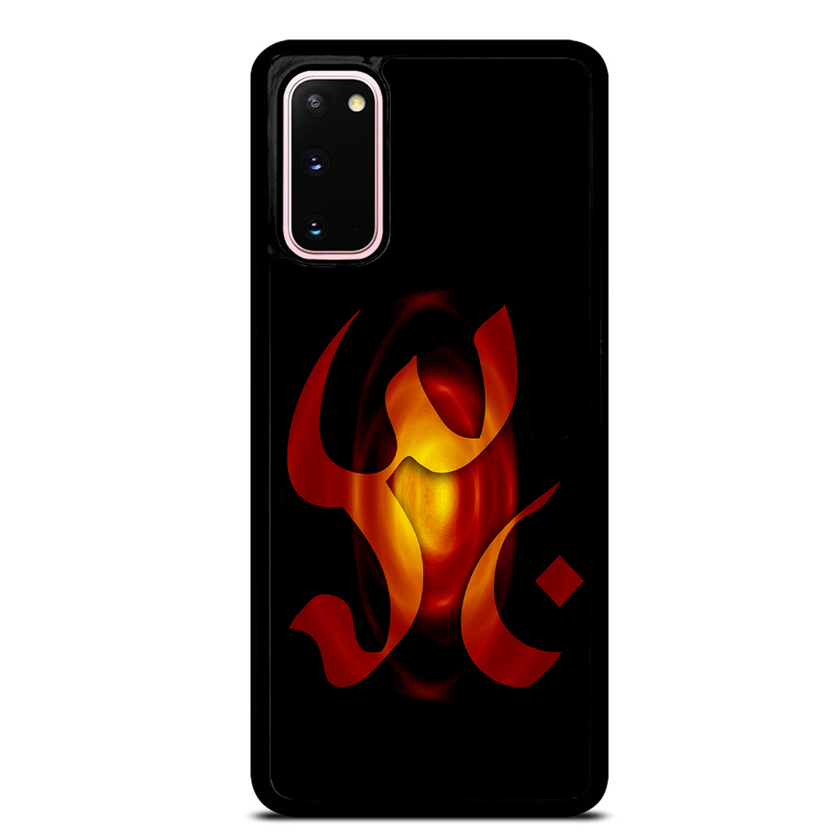 Burn Fire Symbol Slim Hard Rubber Custom Case Cover For Samsung Galaxy ...