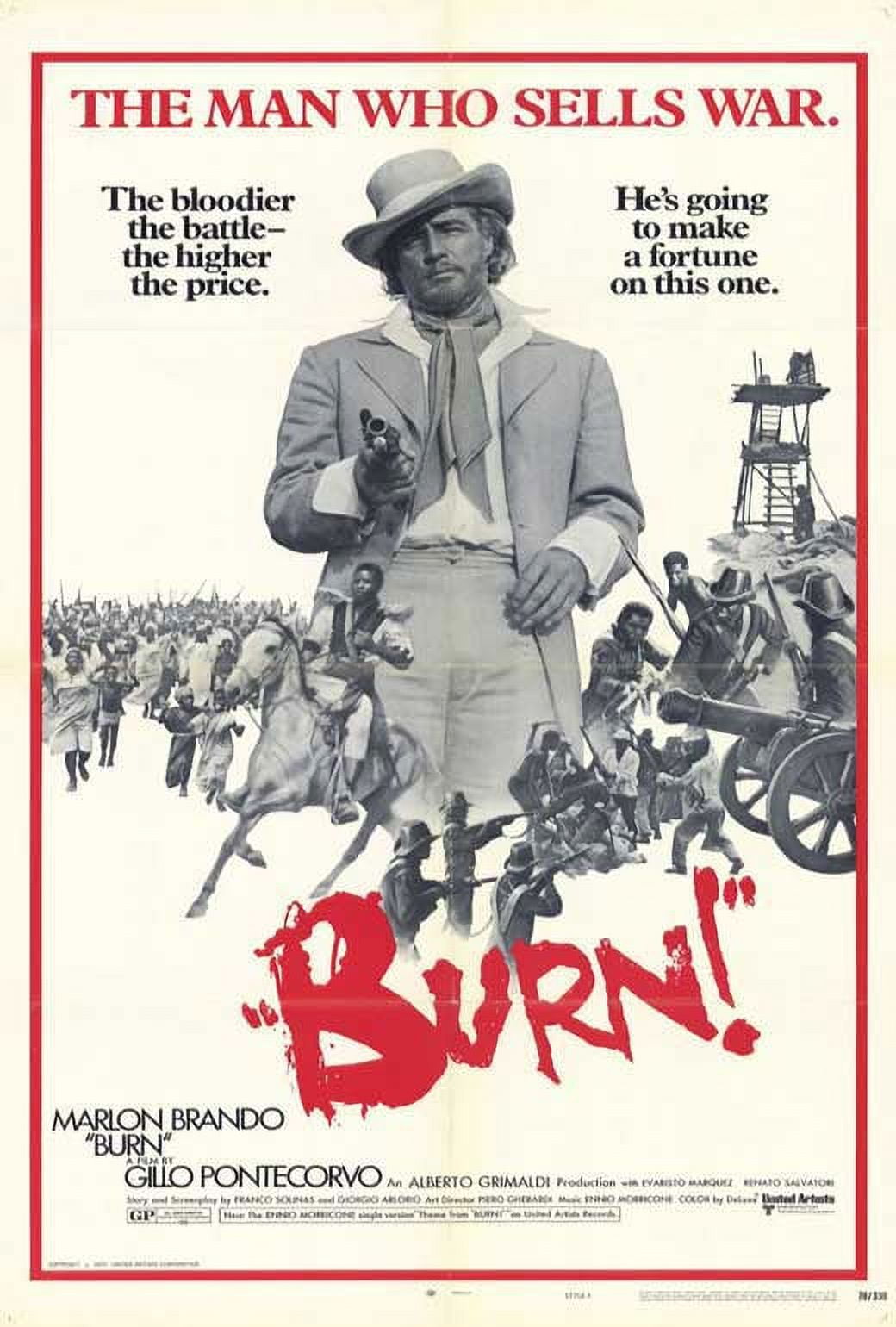 Burn POSTER (27x40) (1970) - Walmart.com