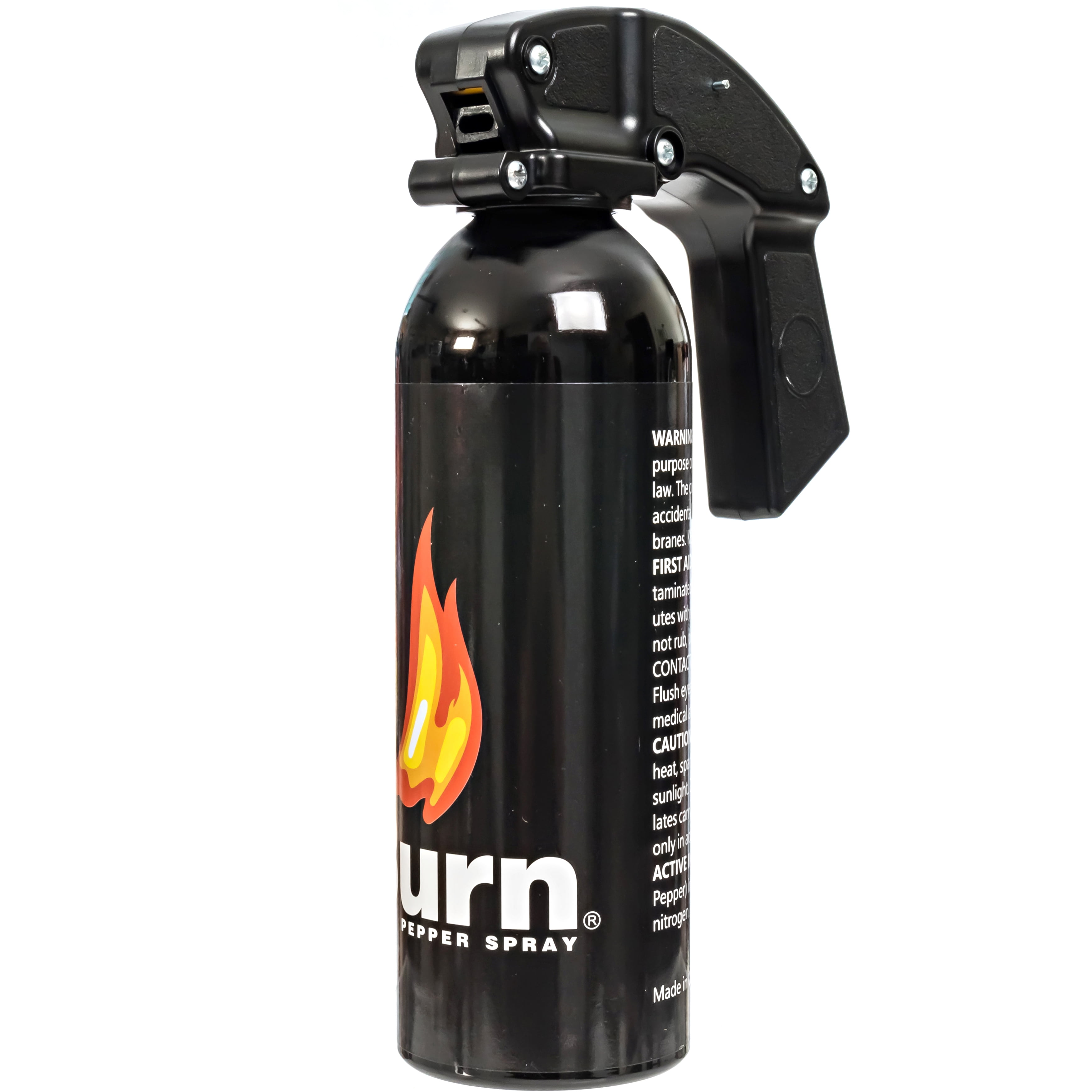 Burn Pepper Spray Self Defense - Max Strength - 20 fl oz Heavy Duty ...