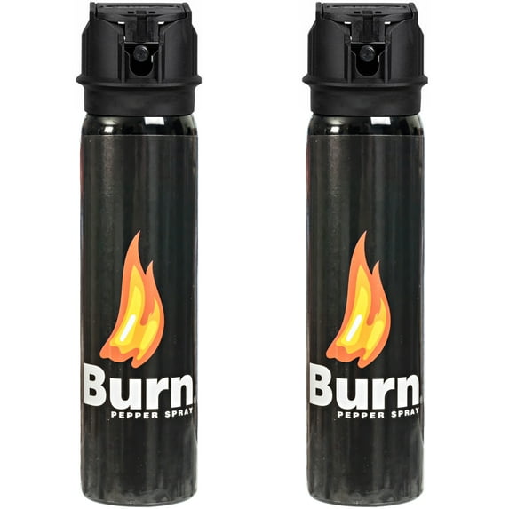 Burn Pepper Spray for Self Defense Max Strength Heavy Duty - 3.7 fl oz ...