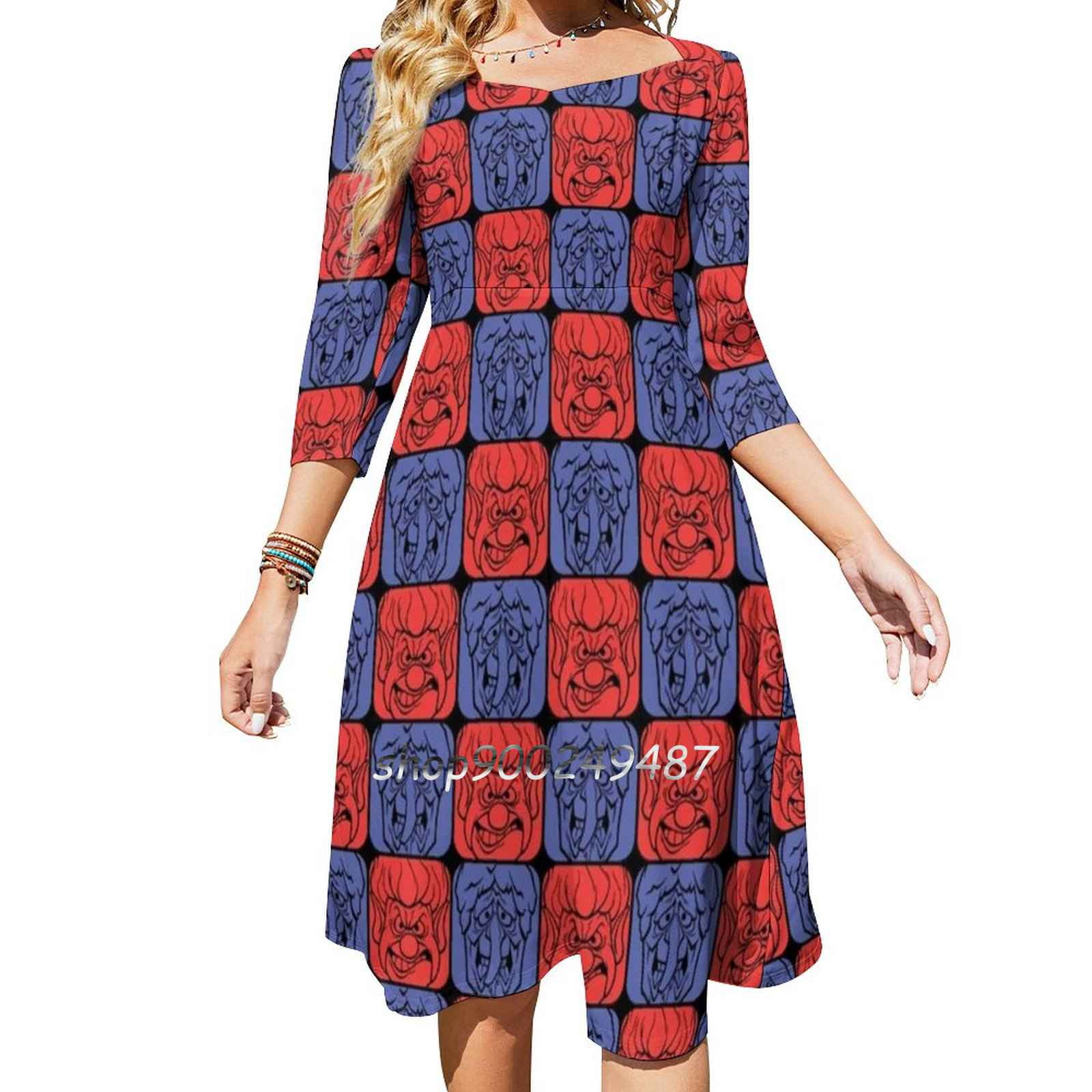 Burn! Sweetheart Knot Flared Dress Fashion Design Large Size Loose ...