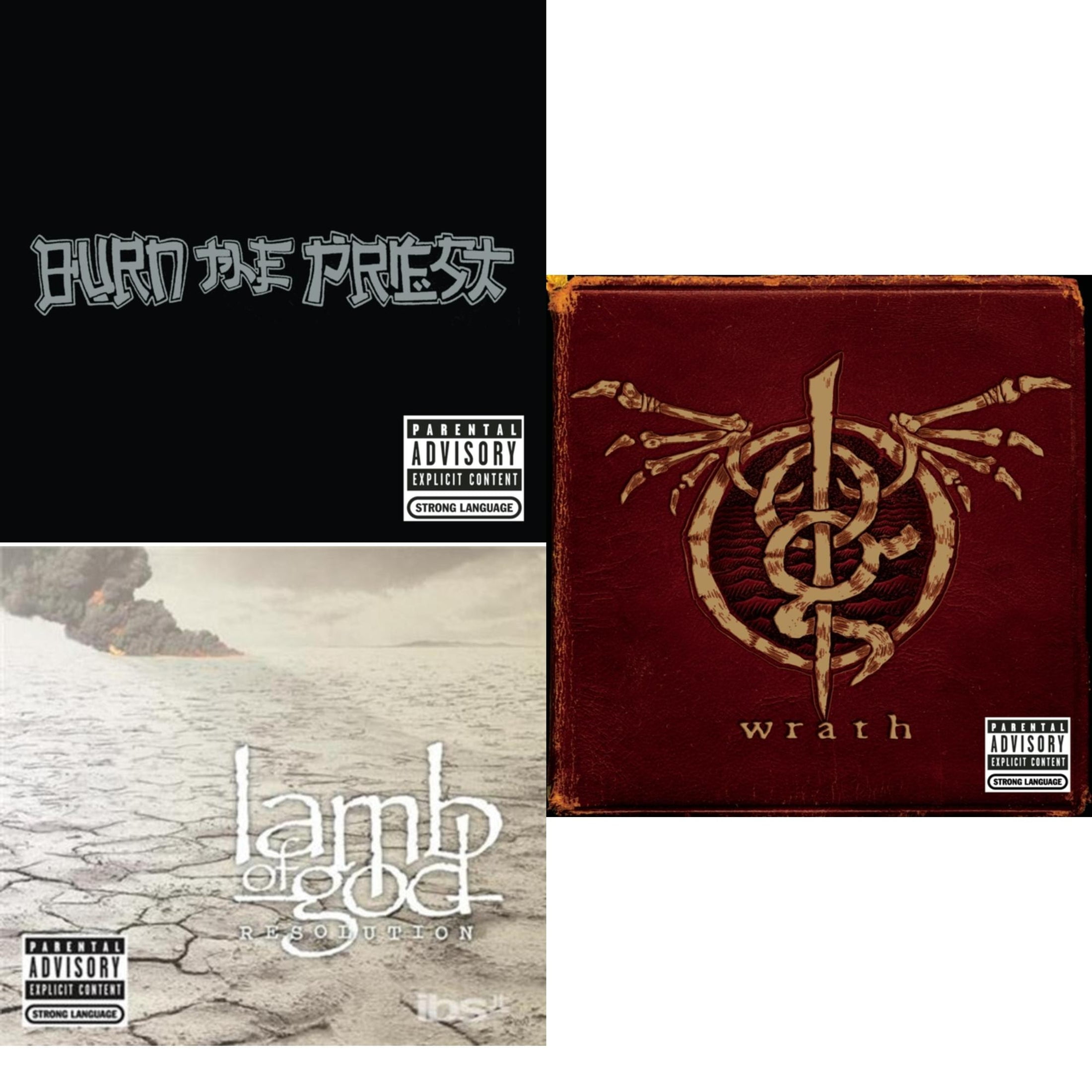 Burn The Priest & Resolution & Wrath [CD Bundle] - Walmart.com